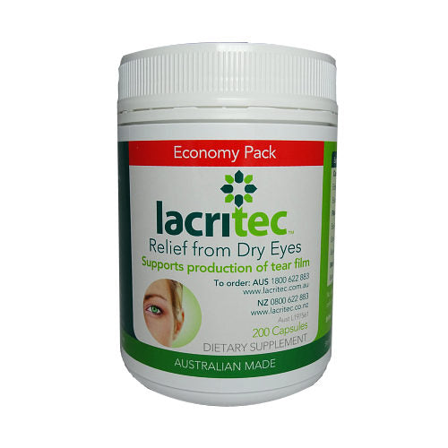 Lacritec Dry Eye Supplement - 200 Capsules – Invision Eyecare